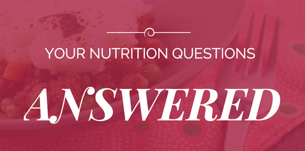 Get Your Nutrition Questions Answered - TrainingBeta Get Your Nutrition Questions Answered - TrainingBeta