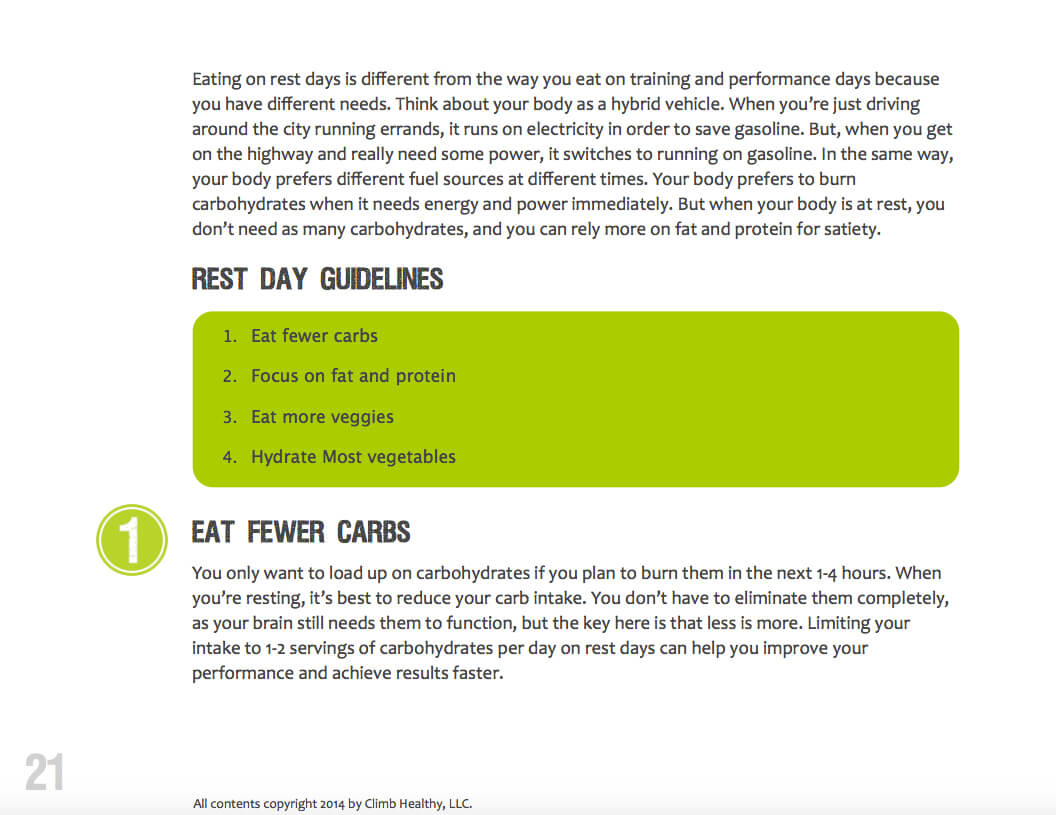 Rock Climbing Nutrition: Rest Day Guidelines - TrainingBeta Rock Climbing Nutrition: Rest Day Guidelines - TrainingBeta